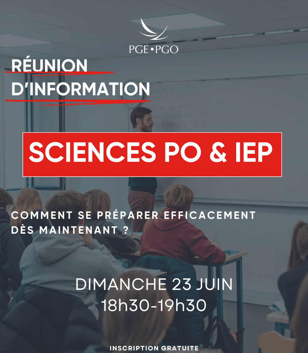Réunion d'information Sciences Po & IEP - PGE-PGO
